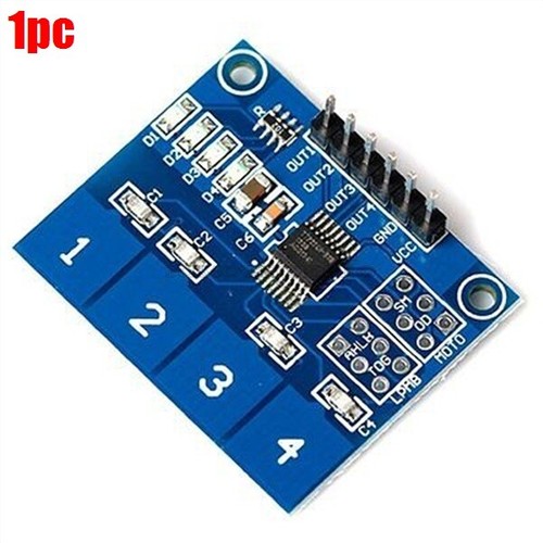 Arduino Sensor Module Digital Touch TTP224 Capacitive Touch Switch 4 ...