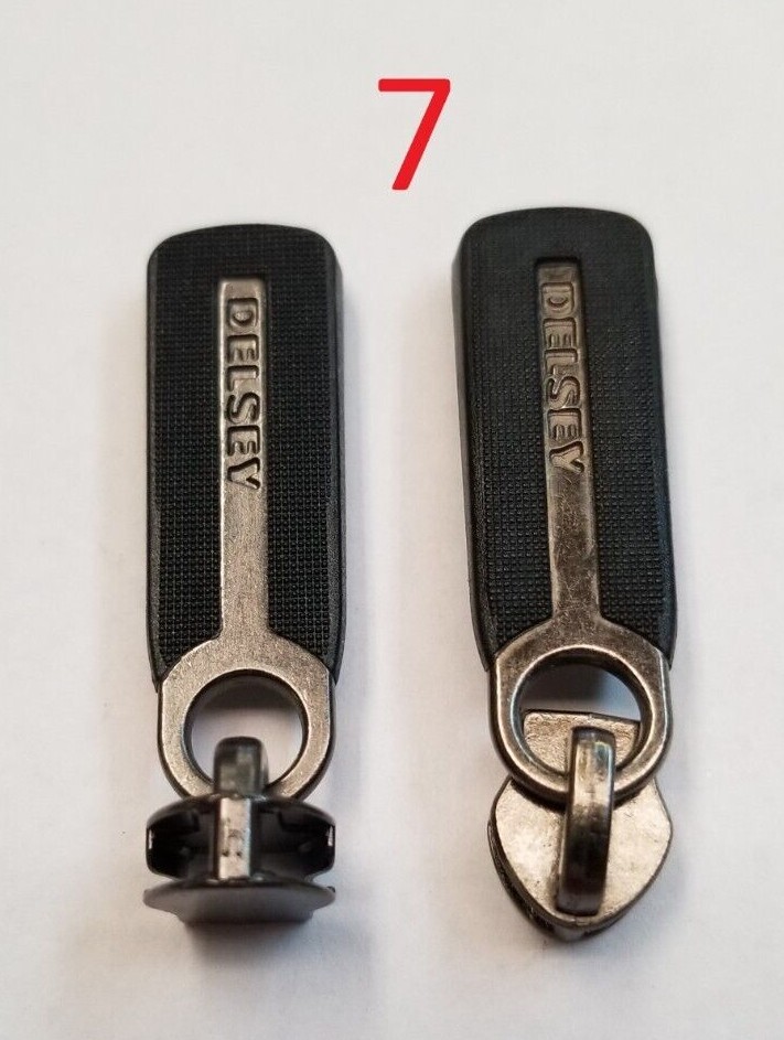 Delsey Luggage Replacement Zipper Slides Pull Tab Parts Repair | eBay