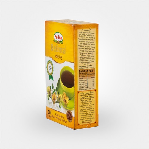 BELIMAL (Aegle marmelos) HERBAL TEA - 10 bag Natural CEYLON Pure ...