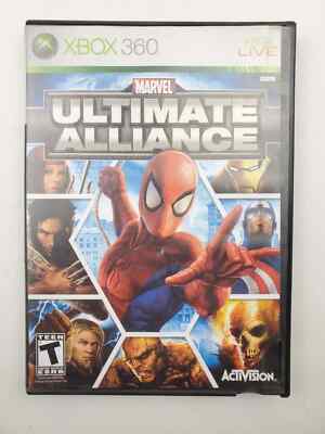 Marvel: Ultimate Alliance (Microsoft Xbox 360, 2006) Blockbuster Case ...
