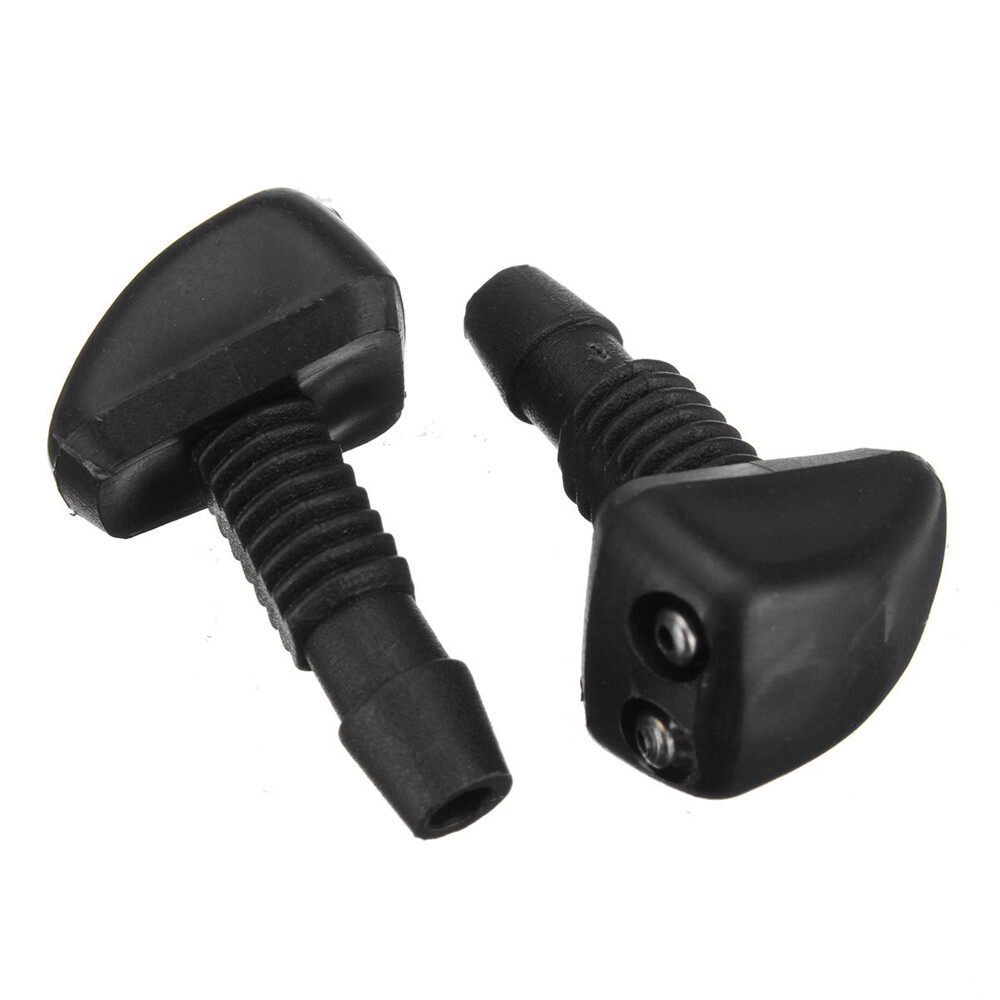 2Pcs Universal Front Car Windscreen Sprayer Washer Wiper Nozzle Window ...