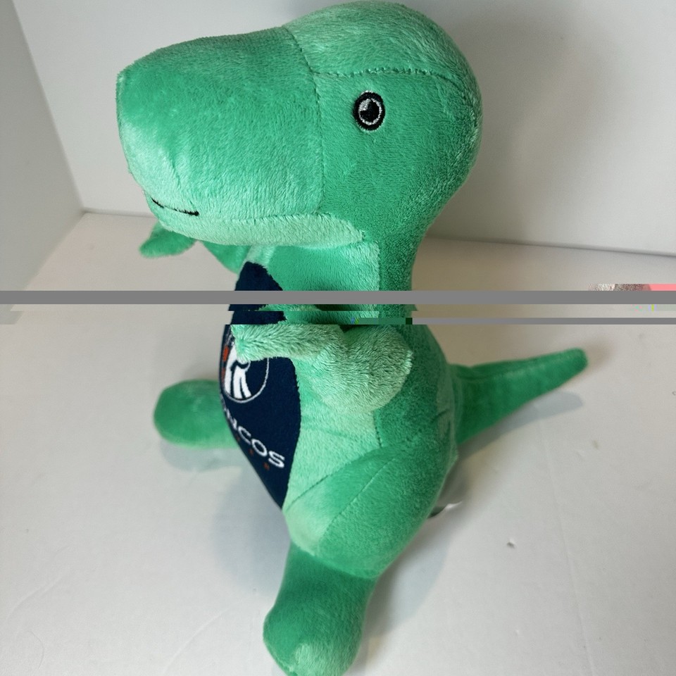 NFL Denver Broncos Dinosaur 11” Plush Stuffy Toy Green NFL Promo ...