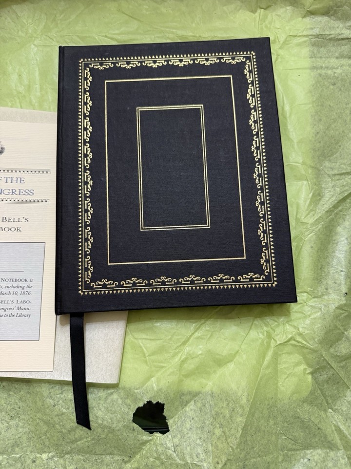 ALEXANDER GRAHAM BELL'S LABORATORY NOTEBOOK FACSIMILE Easton Press | eBay