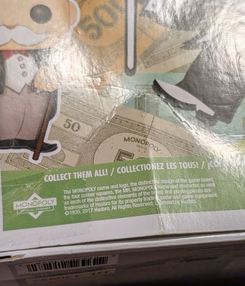Funko POP! Board GamesMonopoly #01 MR MONOPOLY Walmart Exclusive New ...