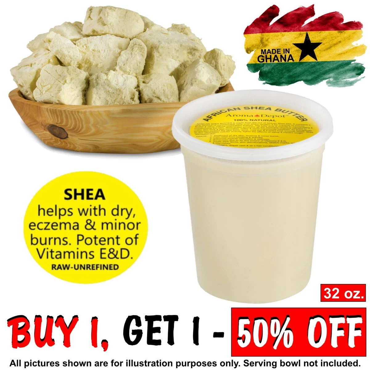 Raw Unrefined African Shea Butter