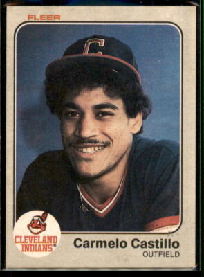 1983 Fleer Carmelo Castillo RC #404 Cleveland Indians | eBay