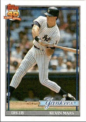 1991 Topps Kevin Maas // New York Yankees #435 | eBay
