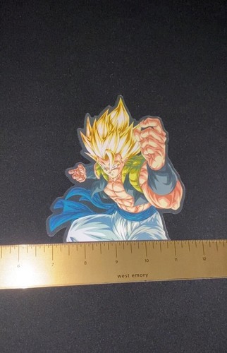 Dragon Ball Z Gogeta 3D Lenticular Anime Motion Car Sticker Decal ...