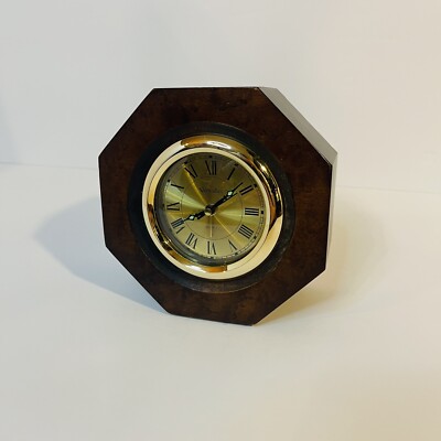 Vintage 80's Versailles Quartz Battery Wooden Decorative Clock Tested ...