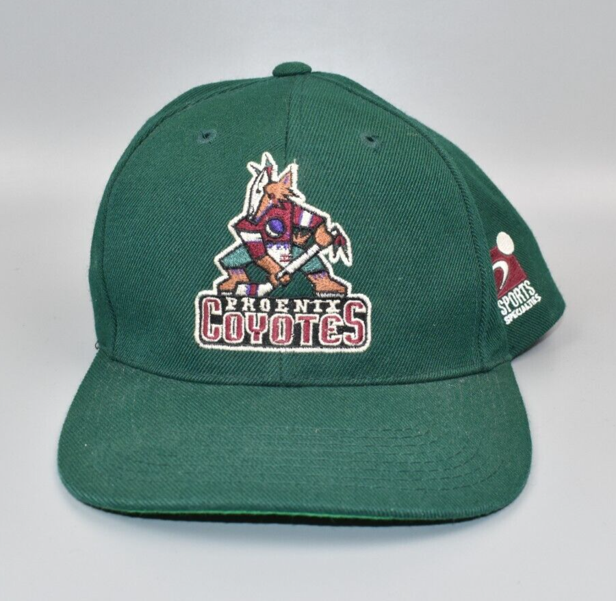 Phoenix Coyotes Vintage Sports Specialties Wool Snapback Cap Hat | eBay