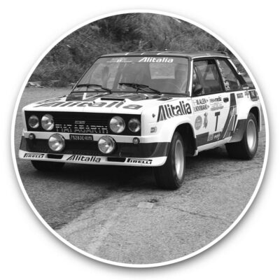 2 x Vinyl Stickers 25cm (bw) - Vintage Rally Car Vehicle #35287 | eBay