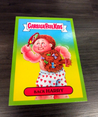 2014 Garbage Pail Kids Series 2 Green Border "BACK HARRY" #109a Sticker ...