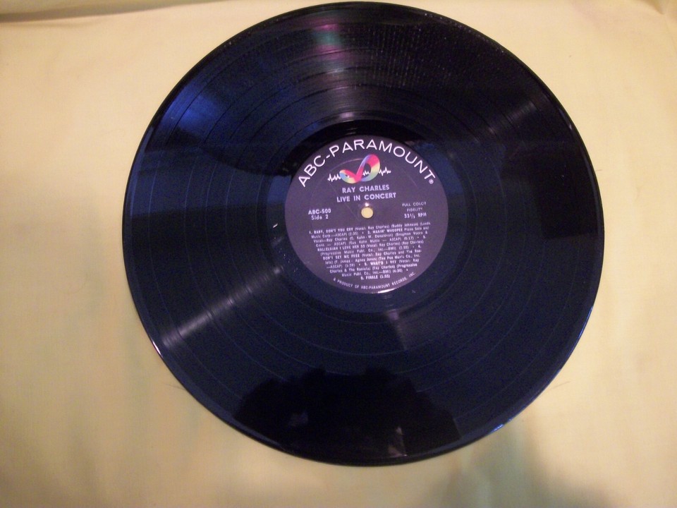 Ray Charles - 1964 Live In Concert Los Angeles - ABC DG Heavy LP - MINT ...
