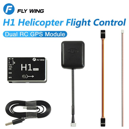 FLY Wing H1 RC GPS Flight Control 6CH Flybarless Gyro System for FW450 ...