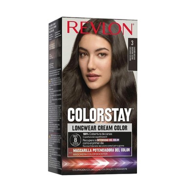 REVLON Colorstay Longwear Cream Color - Hair Dye n.3 Dark brown | eBay