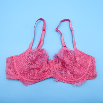 Victorias Secret 36C Very Sexy Push Up Pink Lingerie Balconet Bra ...