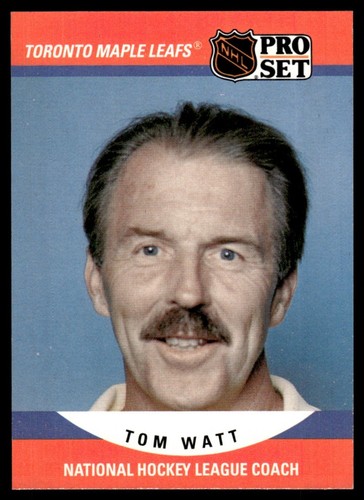 1990-91 Pro Set Tom Watt Rookie Toronto Maple Leafs #677 | eBay