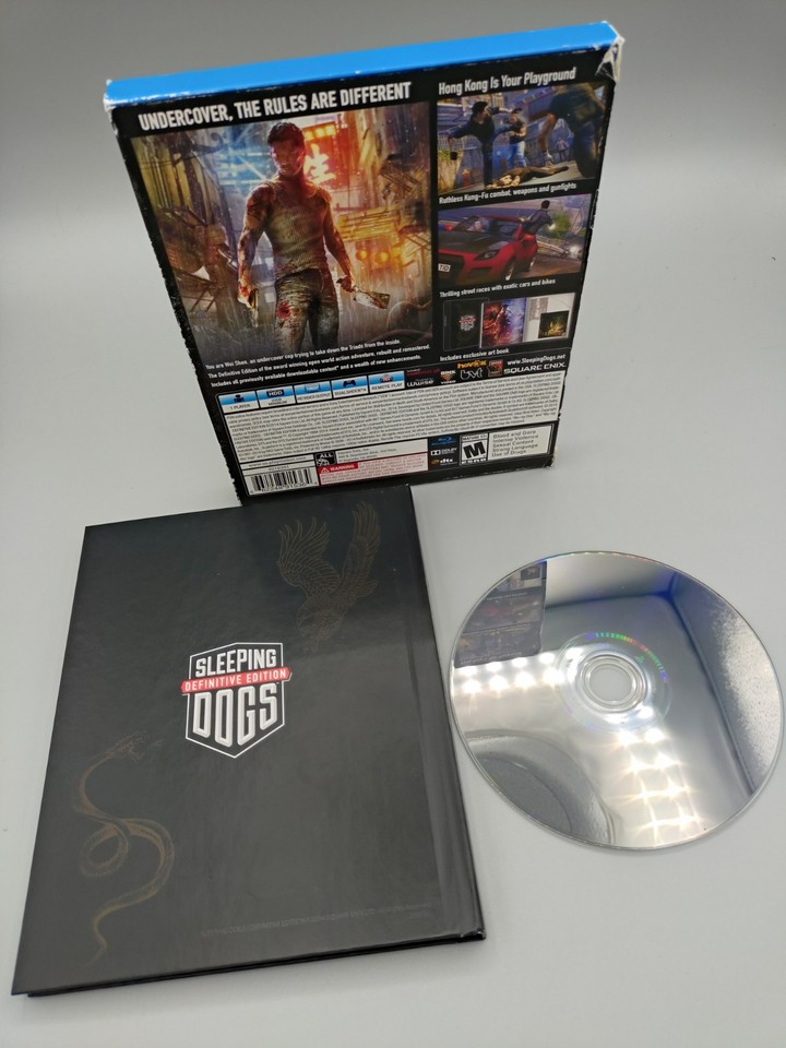 Sleeping Dogs Definitive Edition PS4 PlayStation 4 Artbook w/Slipcover ...