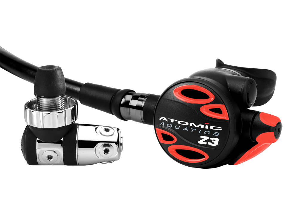 Atomic Aquatics Z3 Regulator Din Set with SS1 Safe Second Stainless ...