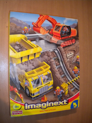 2002 VINTAGE FISHER PRICE IMAGINEXT CONSTRUCTION SITE SET MIB | eBay