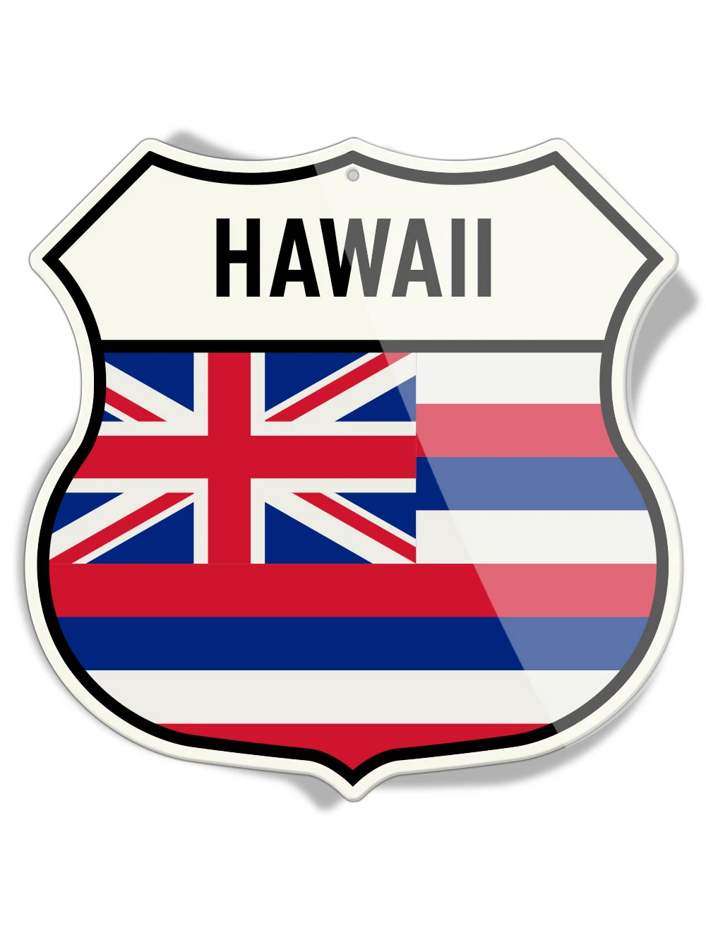 State Flag of Hawaii - Shield Shape - Aluminum Sign | eBay
