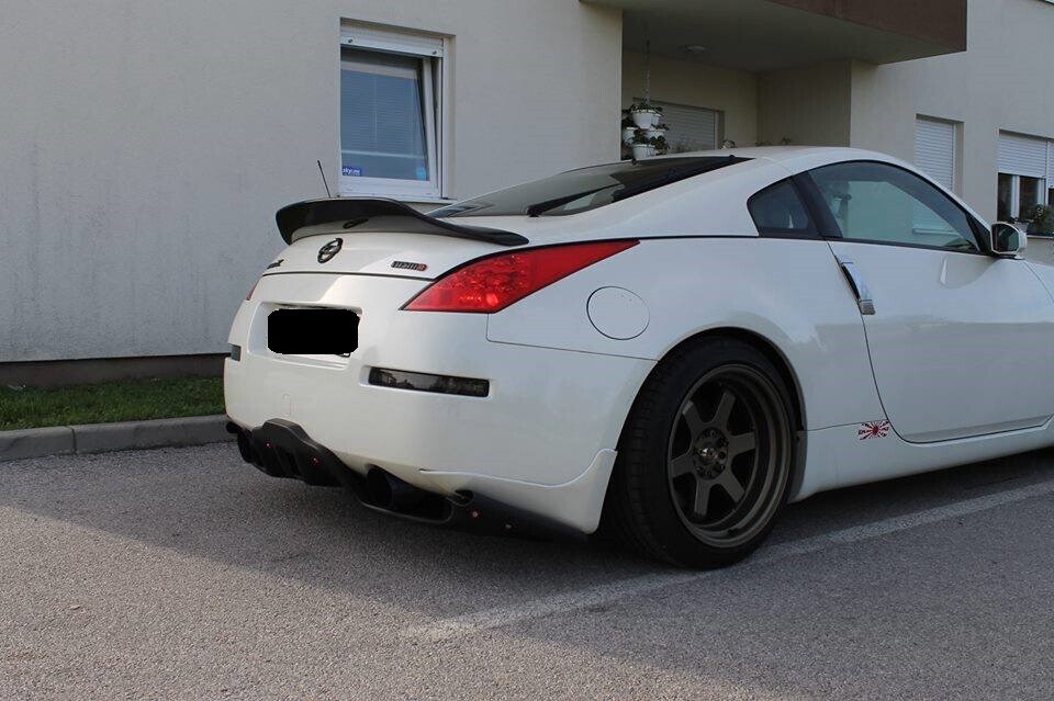 For Nissan 350Z/Fairlady Z ducktail look rear boot spoiler | eBay
