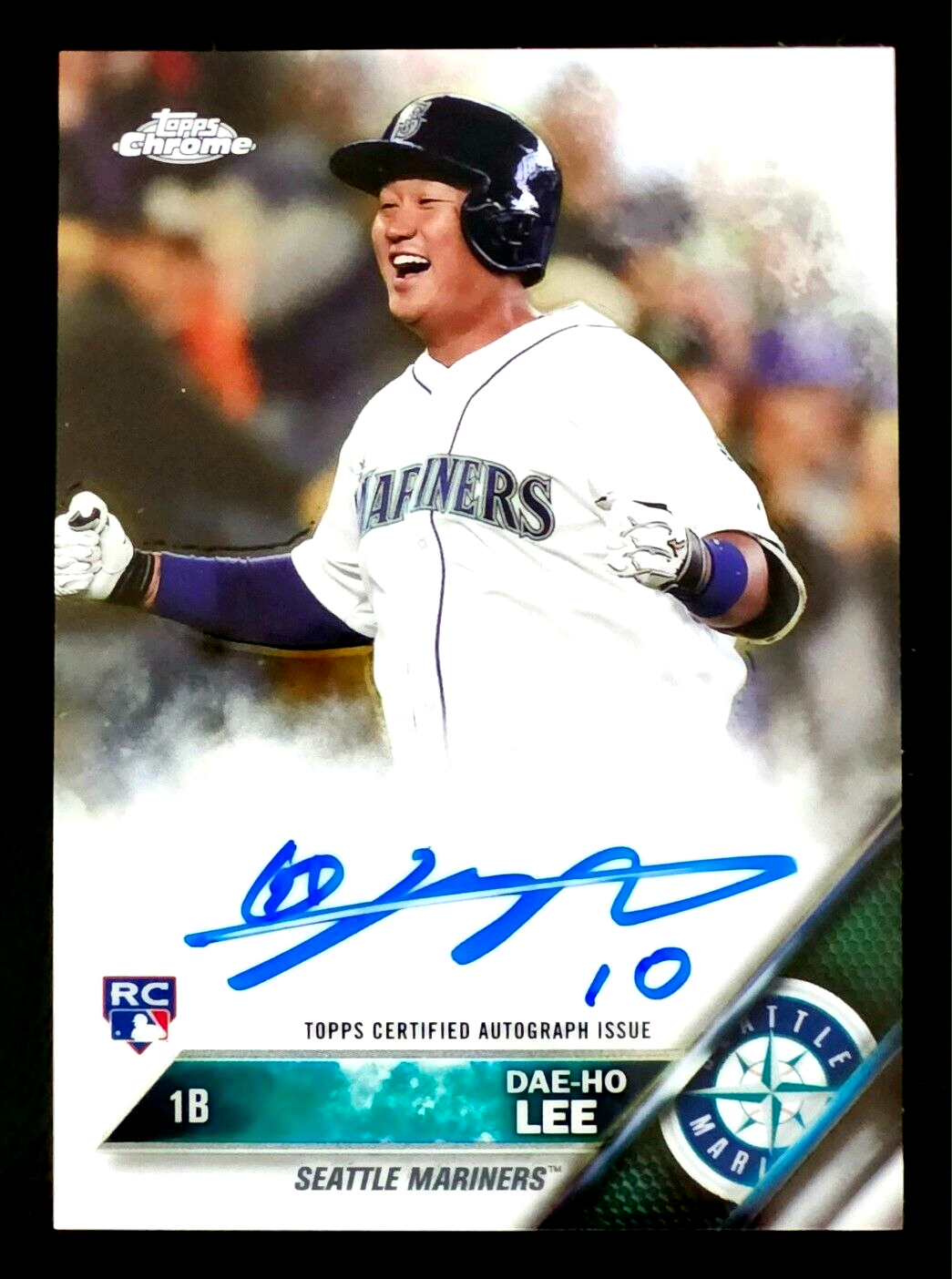 2016 Topps Chrome DAE-HO LEE AUTO ROOKIE Mariners | eBay