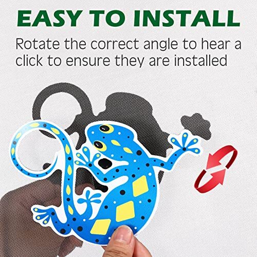 12 Pieces Gecko Screen Door Magnets Decorative Double Sided Magnetic ...