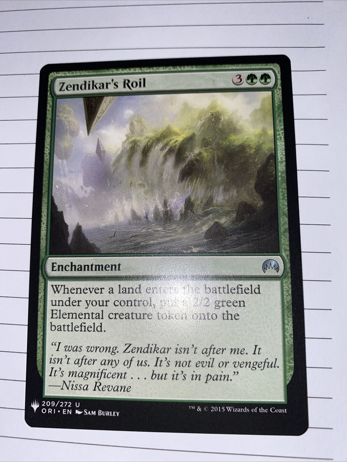 MTG+Zendikar%27s+Roil+Mystery+Booster+-+Magic+Origins+209%2F272+Regular ...