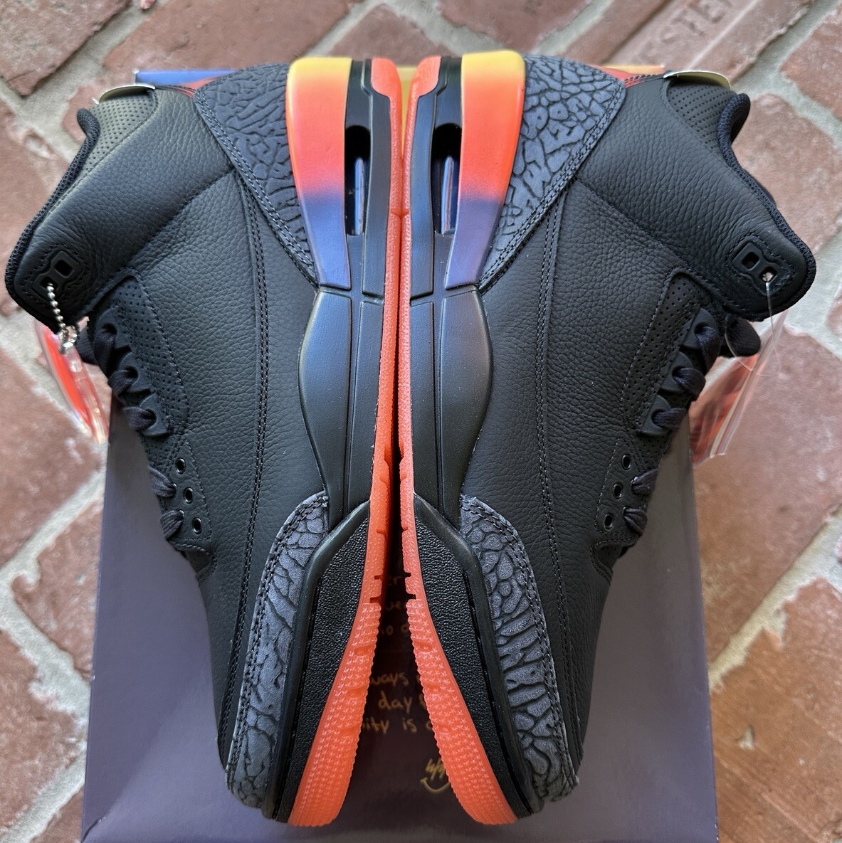 NIKE AIR JORDAN 3 RETRO SP x J BALVIN RIO SOLAR SNEAKERS SIZE 10.5 NEW ...