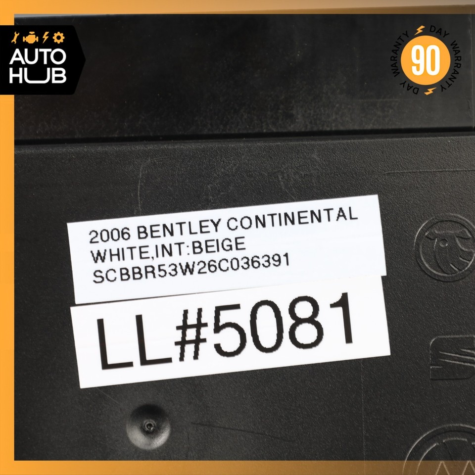 Bentley Continental Flying Spur Comfort Body Computer Control Module ...