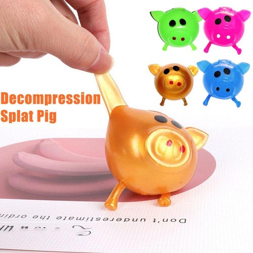 Anti-stress Decompression Splat Ball Vent Toy Smash Pig Various Cute ...