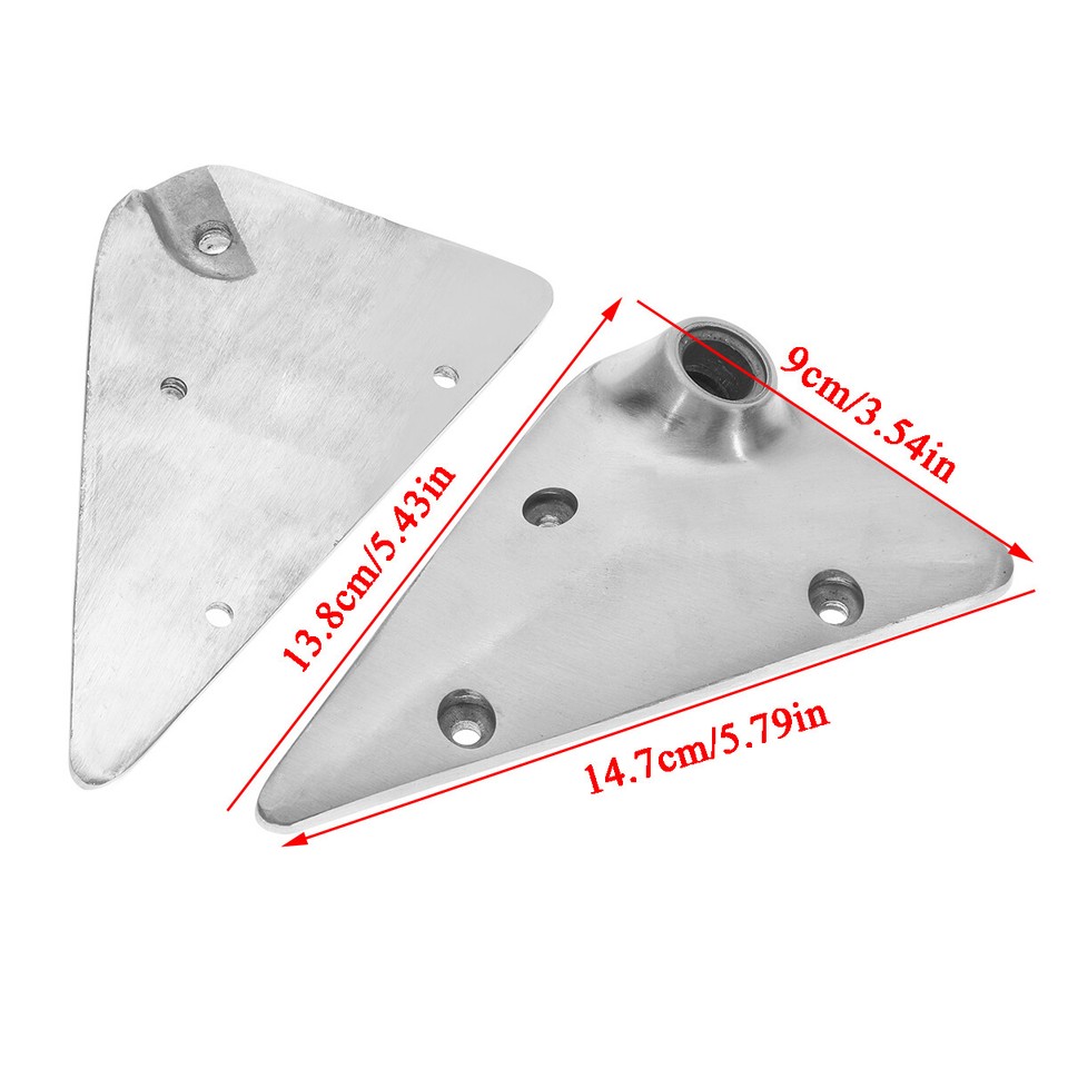 2PCS Universal F1 Style Car Racing Rearview Side Wing Mirrors Convex ...