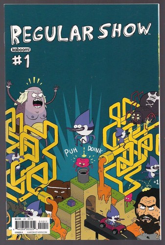 REGULAR SHOW #1 KABOOM! 2013 TV CARTOON COMIC NICK EDWARDS VARIANT CVR ...