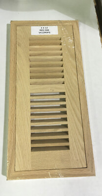 Red Oak hardwood vents 4 x 12 | eBay