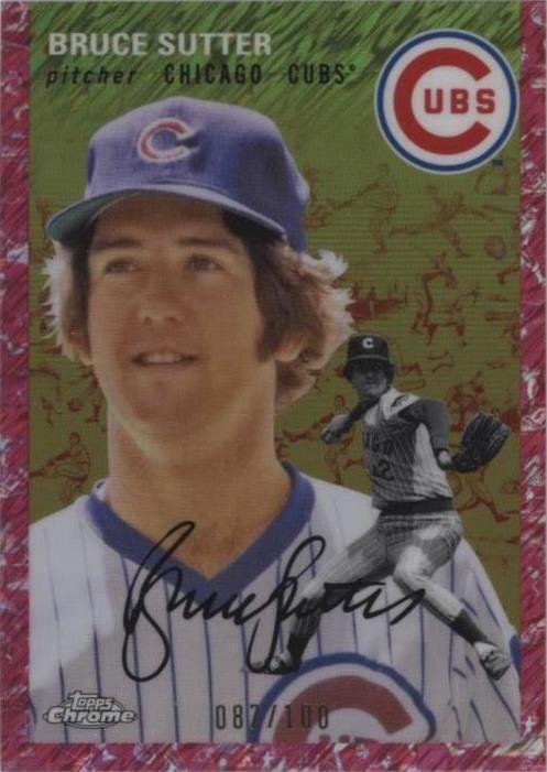 2023 Topps Chrome Platinum Anniversary - Bruce Sutter #419 Platinum ...