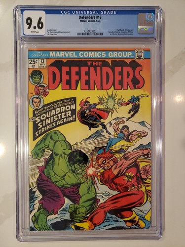 Defenders 13 CGC 9.6 Marvel Comics 1974 | eBay