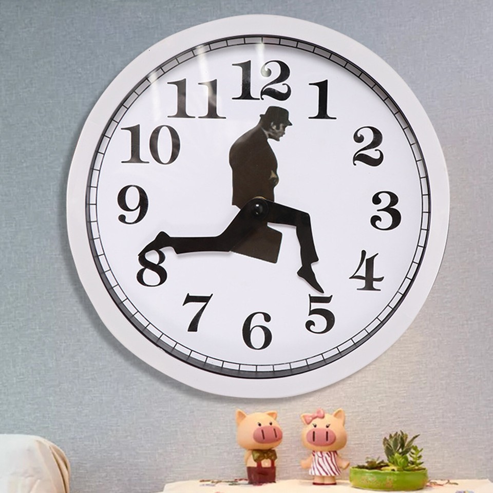Silly Wall Clocks Comedy Inspired Ministry of Silly Walk Wall Clock for ...