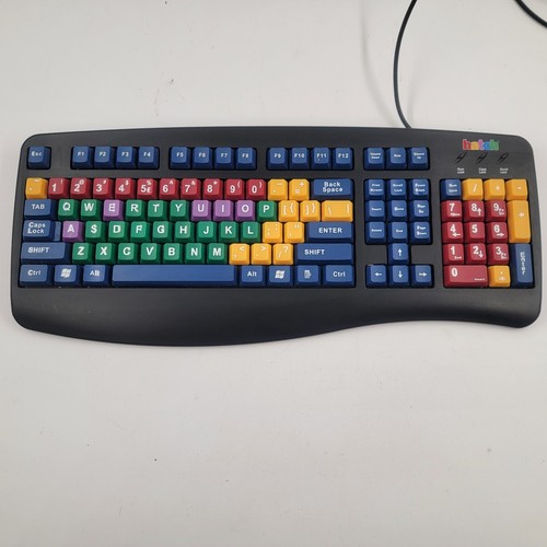 Hatch Learning Keyboard QWERTY Color Coded Vowels USB Keyboard | eBay