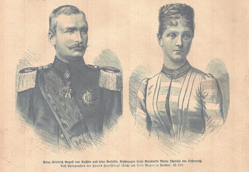 "Friedrich Aug. v.Sachsen & Luise A. Maria Theresia v.Österreich ...