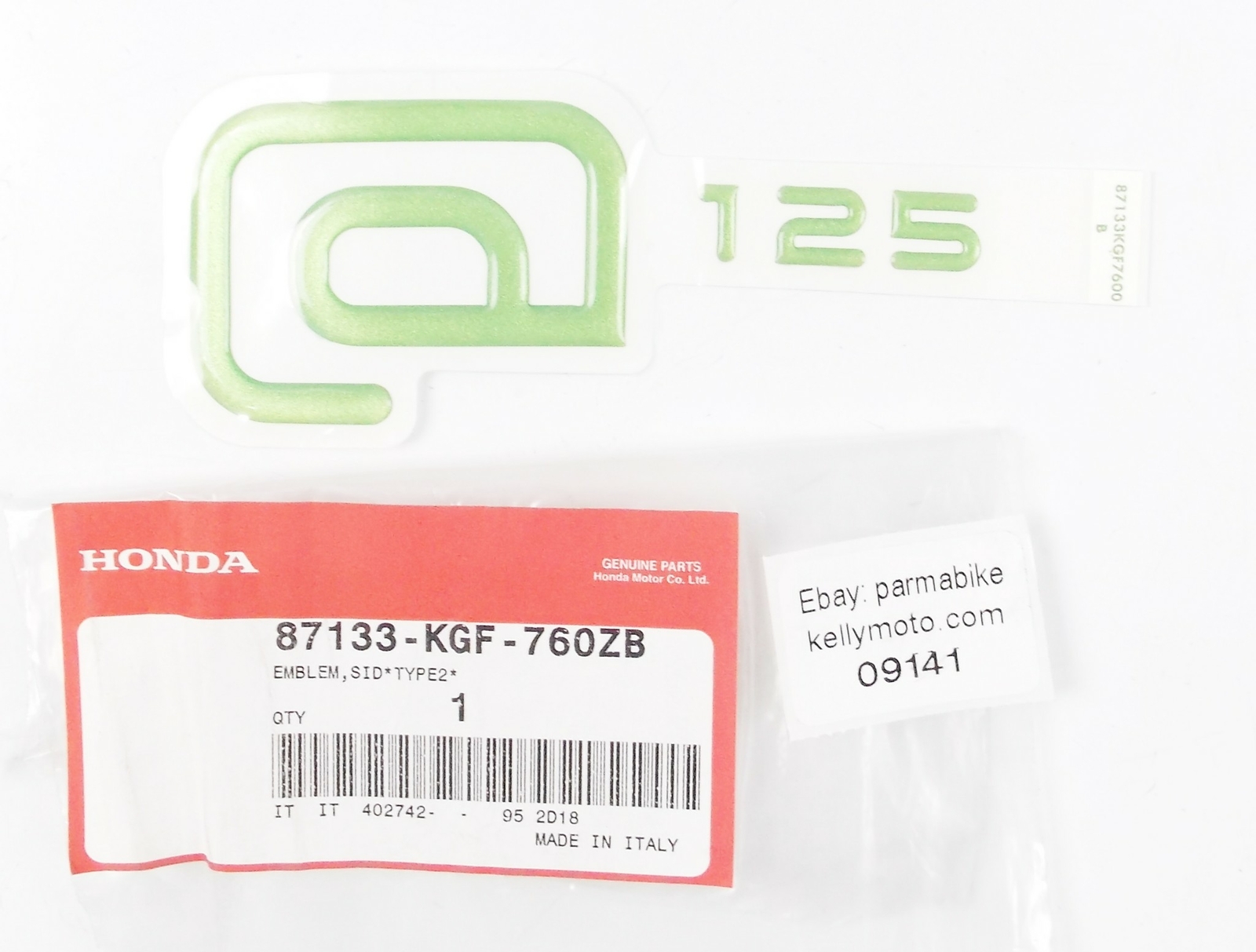 OEM HONDA 2002 AROBASE NSE150 EMBLEM STICKER SIDE COVER TYPE-2 87133 ...