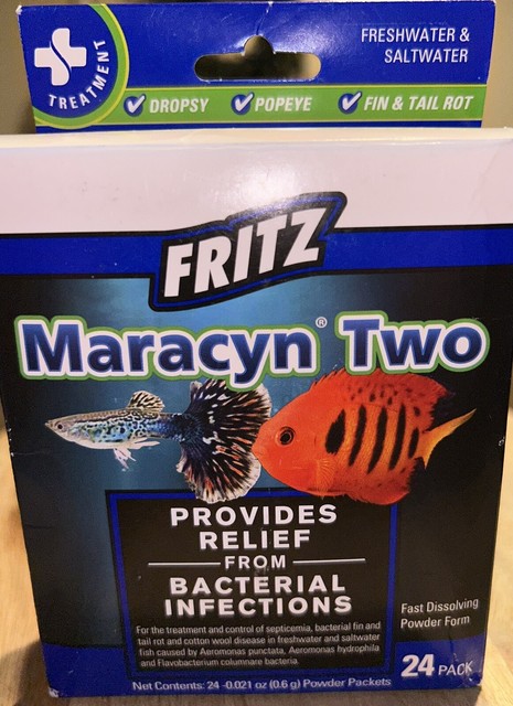 Mardel Maracyn Two Antibacterial Aquarium Powder Medication for sale ...
