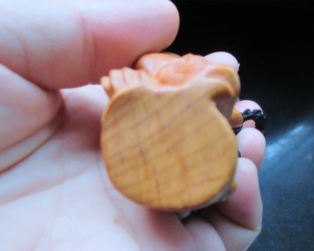 Vintage Wood Netsuke Pendants Jewelry Making Beast Pixiu Statue Figures ...