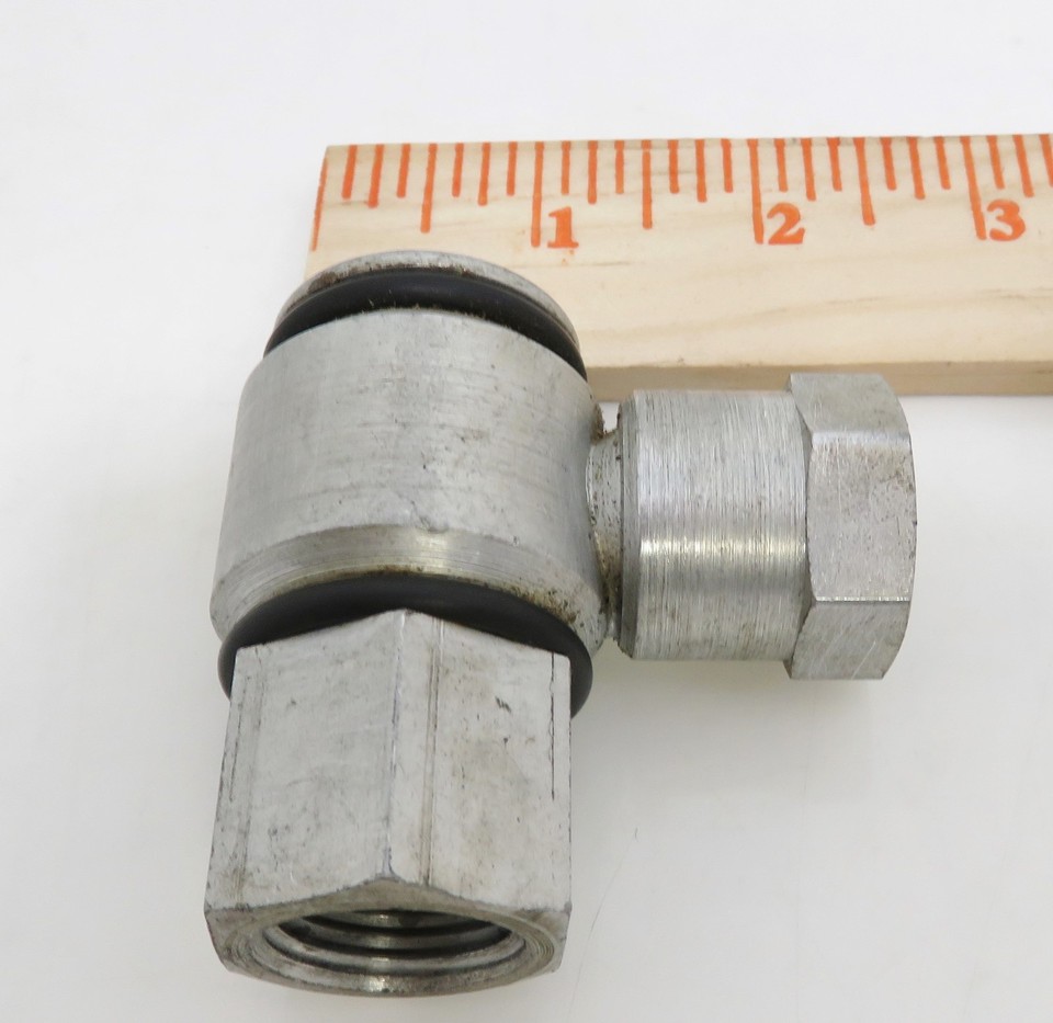 Parker Live Swivel Steel Hydraulic Fitting 3/4 Threads 8AN | eBay