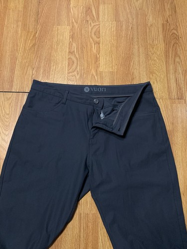Vuori Meta Pants Mens 34 Gray Preppy Workwear Dressy Slash Pockets ...