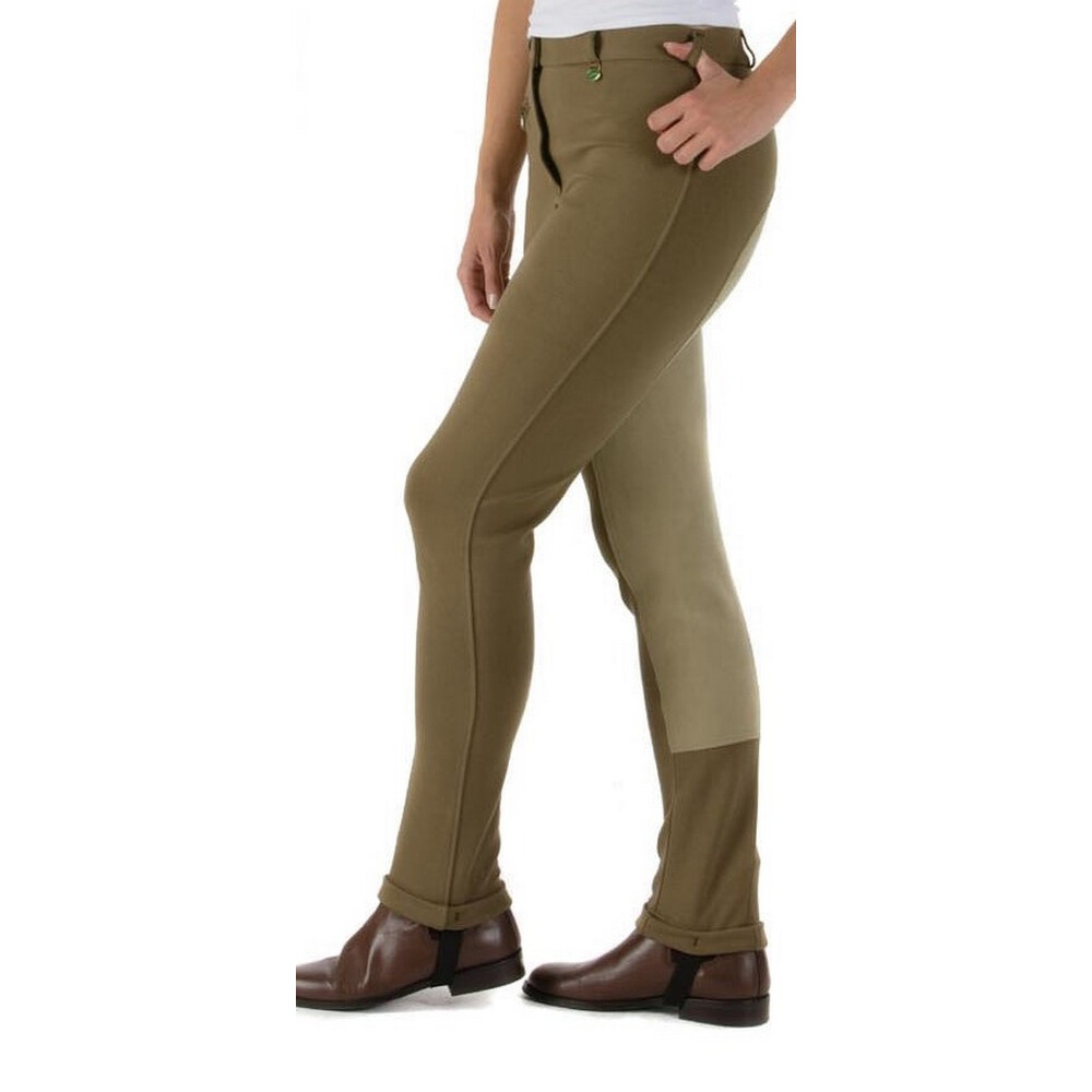 SHIRES CLARINO SUEDE FULL SEAT STICKY BUM SADDLEHUGGERS JODHPURS SADDLE ...