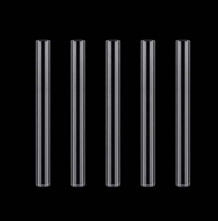 (25 Pack) 4 Inch Clear Pyrex Glass Blowing Tube 12mm OD 8mm ID 2mm ...