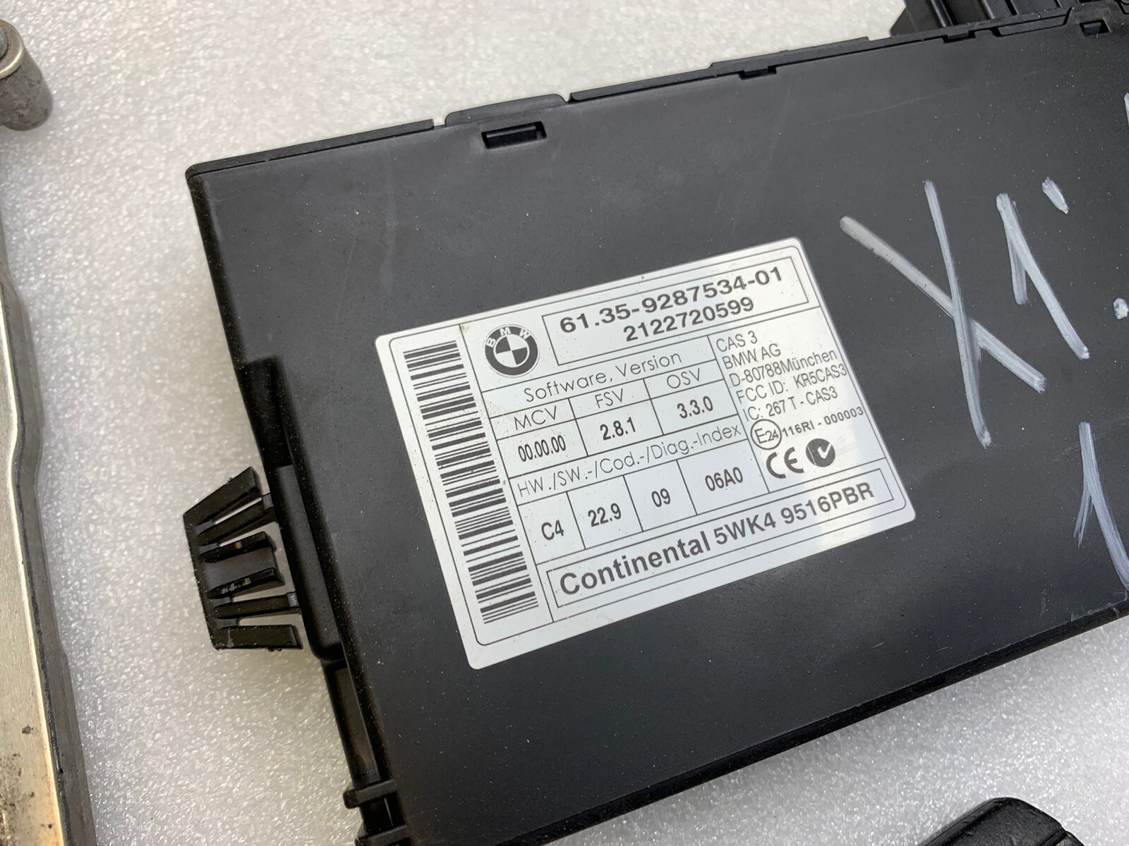 BMW E84 X1 N20 2.0L 28i Engine Computer Module Key DME ECU CAS3 SET OEM ...