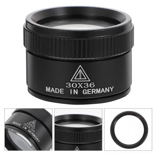 High Magnification Jewelers Loupe Lens Antique Magnifying Glass Glasses ...
