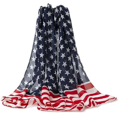 Women Men Patriotic UV Sun Protection Scarf - Sunscreen U.S. Stars and ...